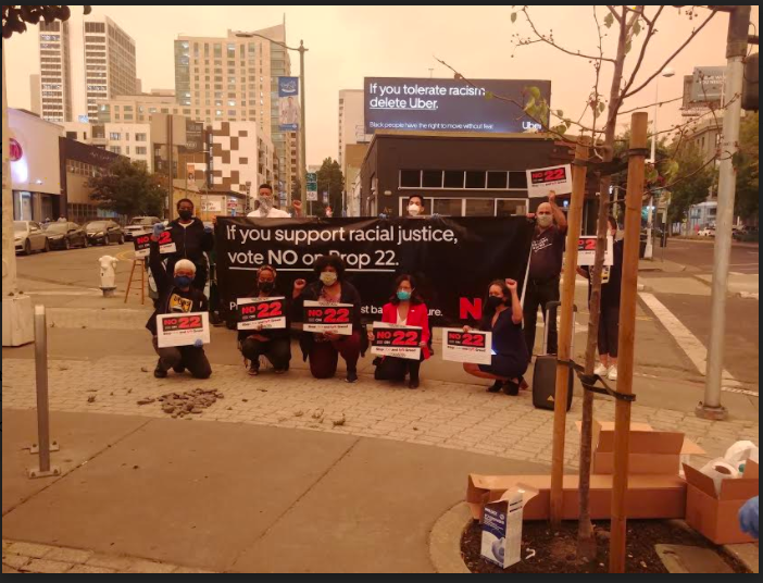 Uber drivers protest billboard campaign - 48 hills