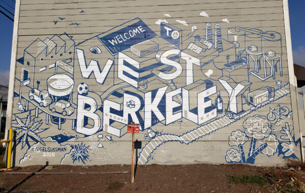 Muralist Nigel Sussman delights East Bay pedestrians with Escher-like ...