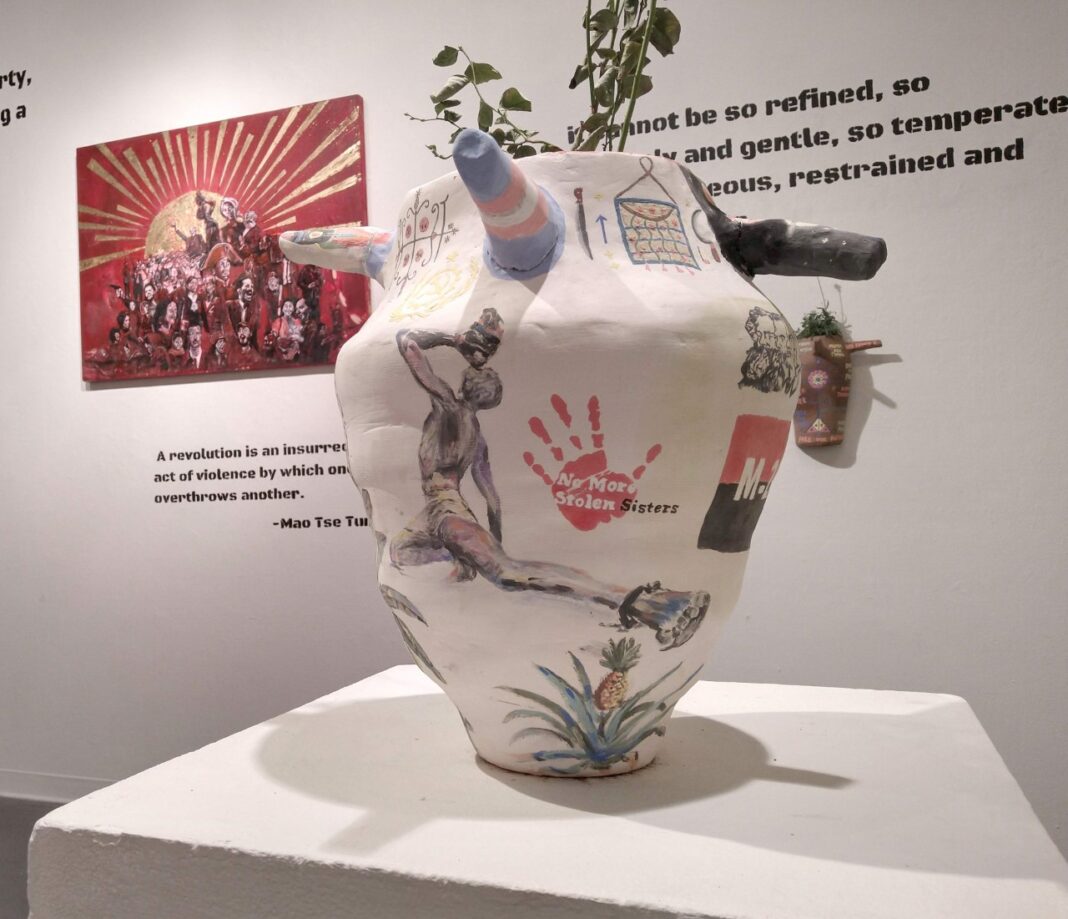 Rada drums, hammer, and sickle: Oakland artist configures new worlds ...