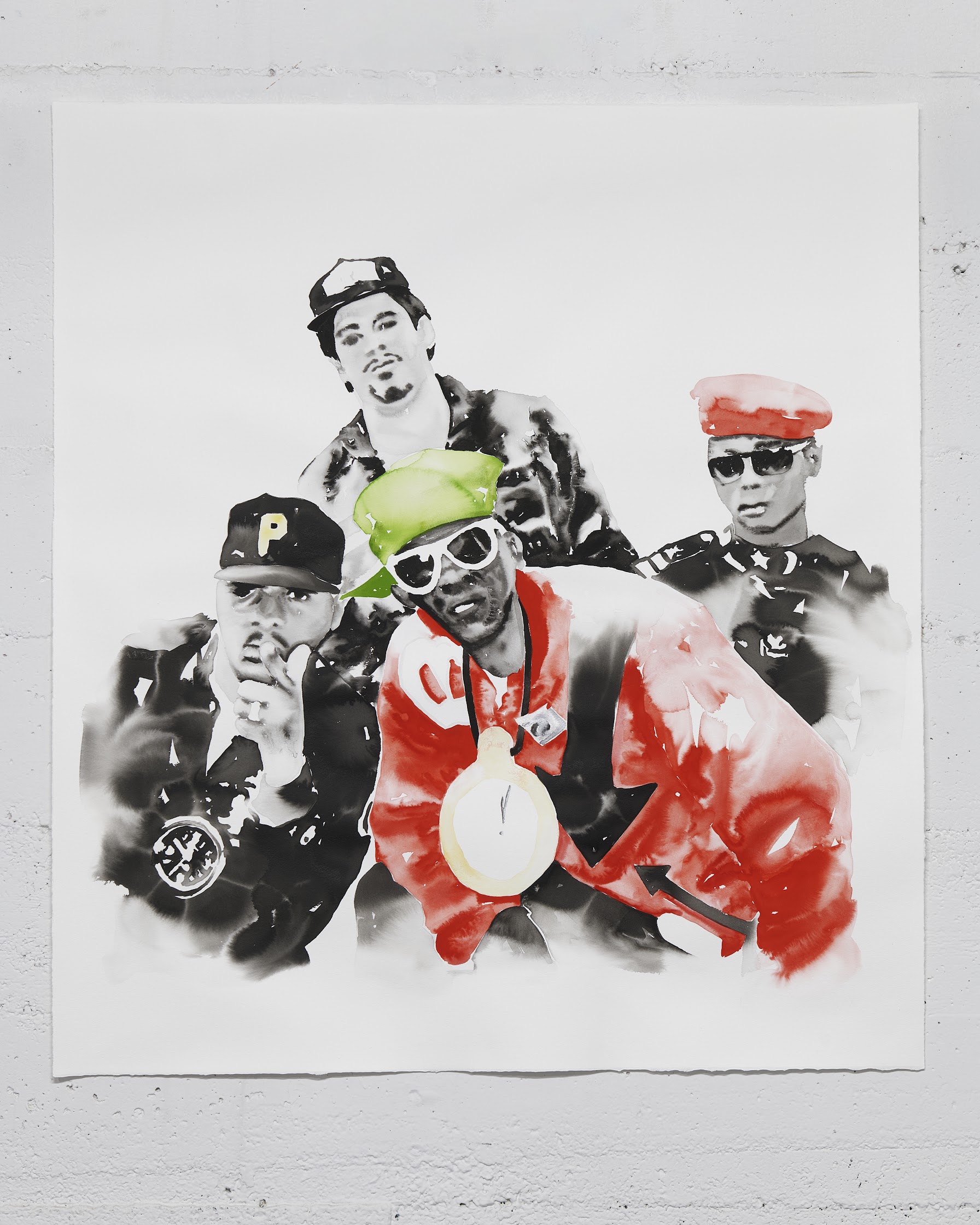 Neon pop, watercolor superstars: Kelly Inouye's 'MTV Generation' paints ...