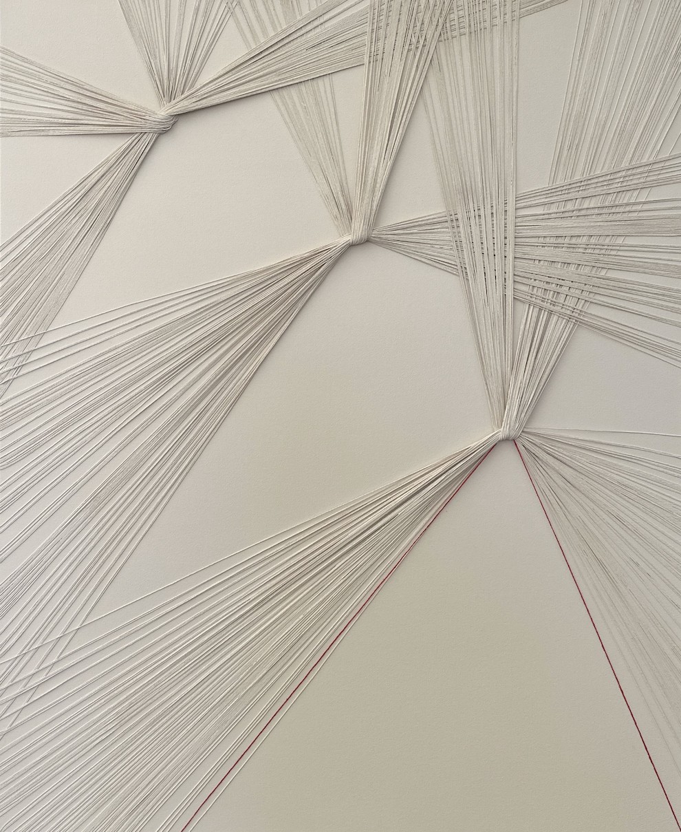 Tehran-born artist Sameh Khalatbari strings resistance into every work ...