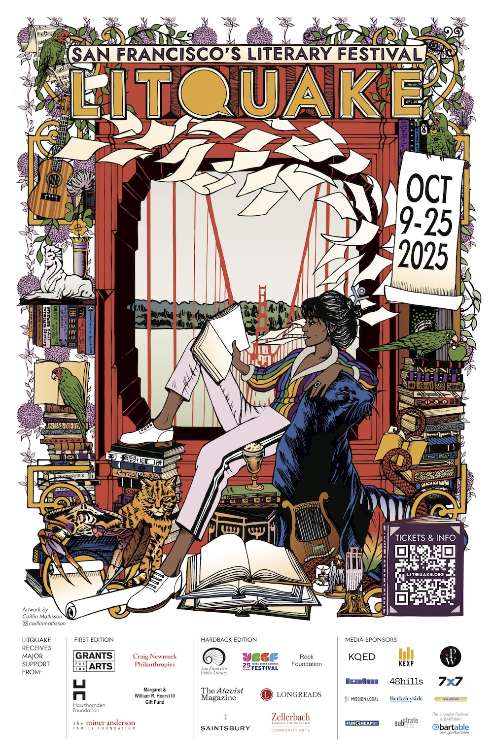 Litquake 2025's lineup is here, and it's stacked like the Bodleian - 48 ...