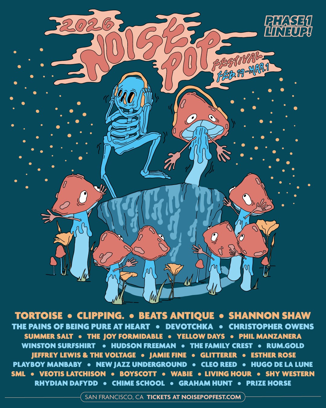 Under the Stars: Noise Pop phase one beams in Cali power players - 48 hills