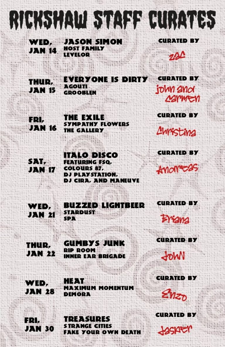 Under the Stars: Rickshaw Stop staff takeover, a Mosswood Meltdown ...